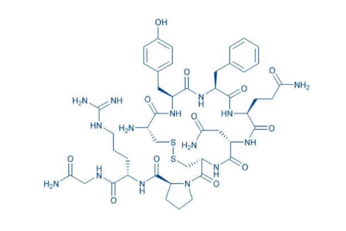 Vasopressin Chemical Structure D Asn]Vasopressin AquigenBio